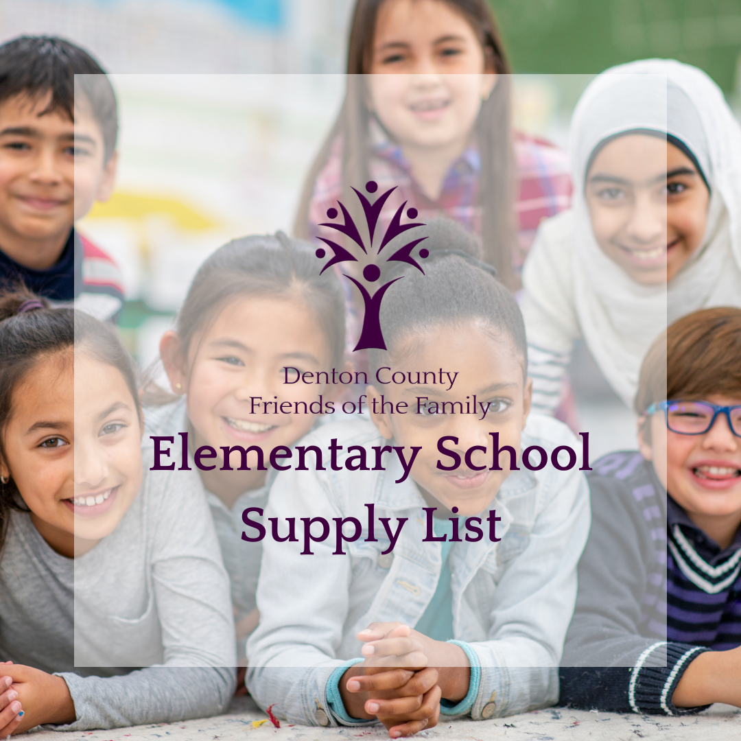 Back To School - Denton County Friends of the Family
